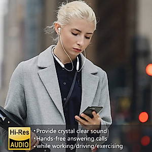 Bluetooth Neckband Headphones for Samsung S24 S23 FE in-Ear Magnetic Earbuds Noise Canceling Bass Stereo Sound Mic Wireless Headset for iPhone 14 15 Pro Max Galaxy Z Fold 5 4 Flip 3 S22 S21 Pixel 8 7