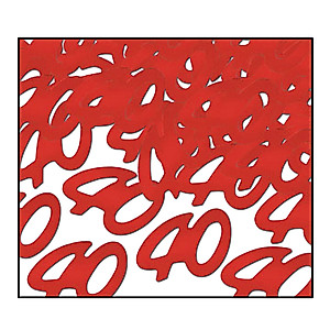 Fanci-Fetti 40 Silhouettes (red) Party Accessory (1 count) (.5 Oz/Pkg)