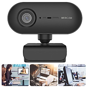 Heayzoki USB Webcam,Camera USB HD Rotating Webcam Builtin Noise Microphone for Win7/Win8/Win10 50Hz C7,Plug and Play, Convenient and Quick to Use
