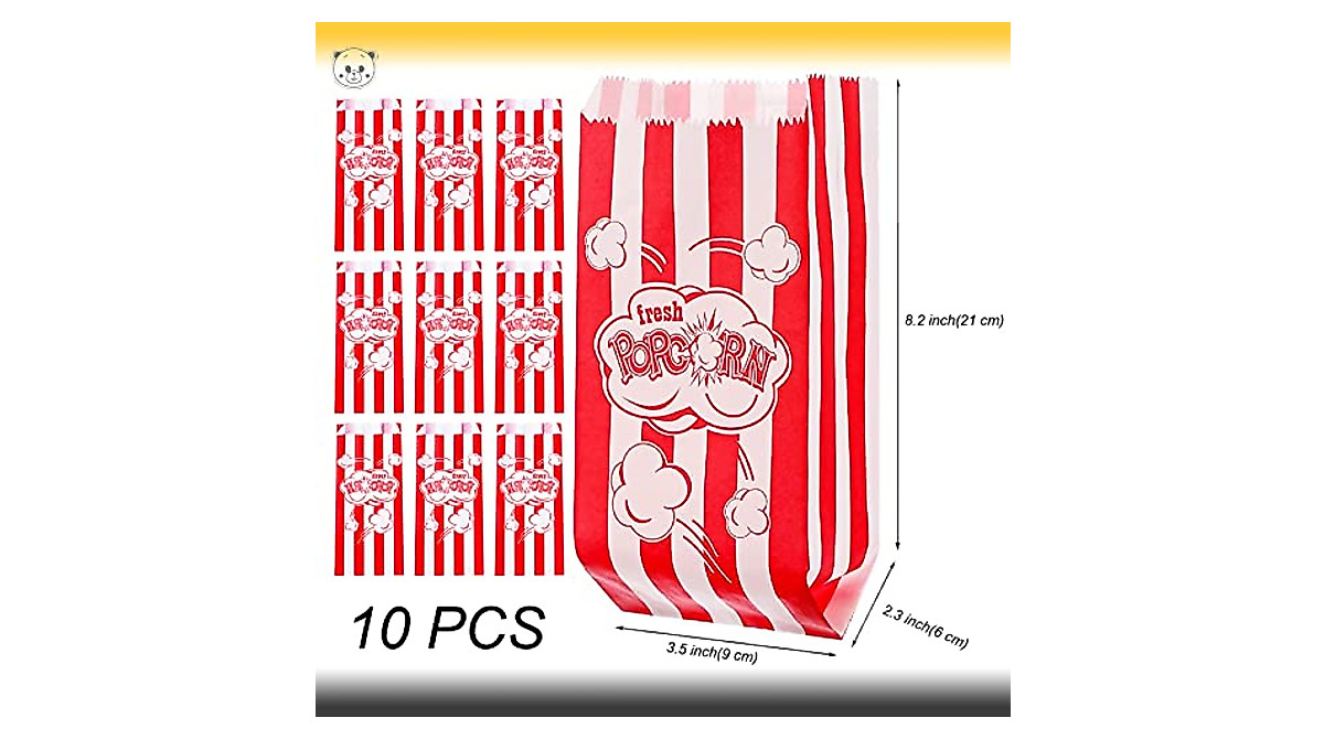 KARAQY Movie Night Snack Trays - Drink & Popcorn Carriers (10 pcs)