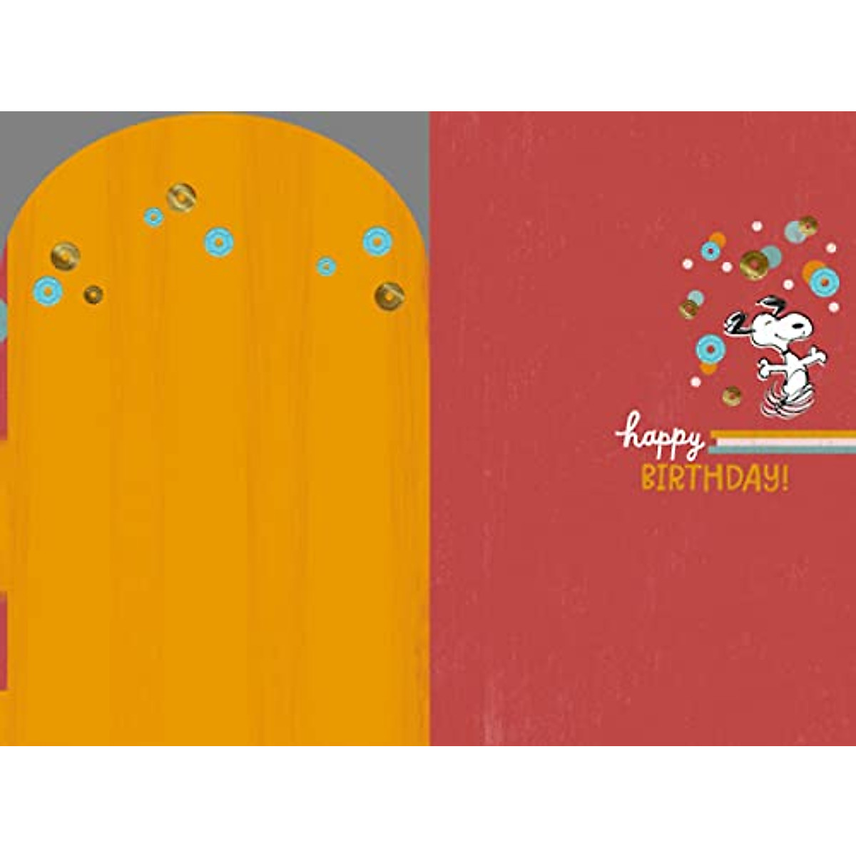 Hallmark Peanuts Birthday Card (Snoopy, Happy Dance)