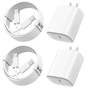 i Phone 15 Charger Fast Charging, iPad Charger 10 FT Long USB C to C Charging Cable Cord with 20W iPhone Fast Charger Block for iPhone 15/15 pro/15 pro max/15 Plus, iPad Pro11/12.9/air 5/4, Samsung