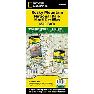 Rocky Mountain Day Hikes and National Park Map [Map Pack Bundle] (National Geographic Trails Illustrated Map)
