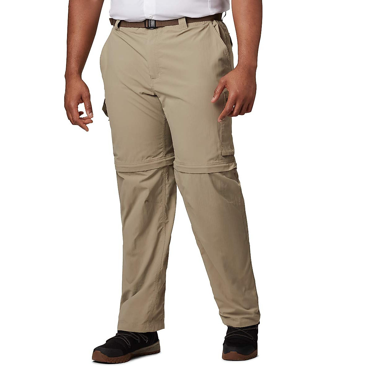 Columbia Men's Silver Ridge Convertible Pant, Breathable, UPF 50 Sun Protection, Tusk, 36x32