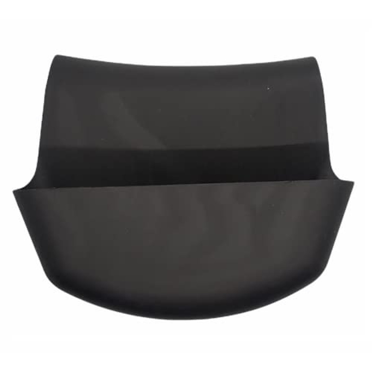 Handy Housewares Sink Caddy Saddle Flexible Sponge Holder - Fits Any Standard Double Kitchen Sink - Black (1 Pack)