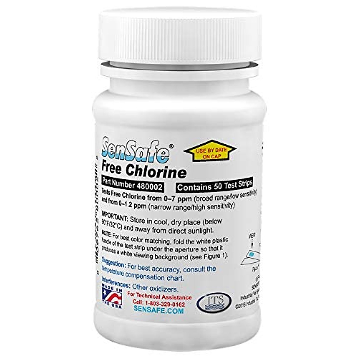 4 Set - Industrial Test Systems 480002 SenSafe® Free Chlorine Test