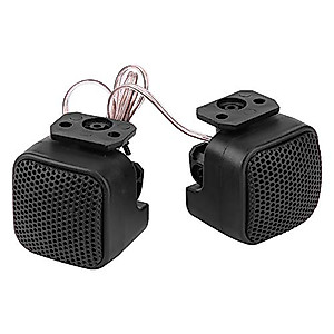 Acouto Car Audio Tweeters 1 Pair Universal Square Car Audio Speaker Super Power Loud Tweeters Rectangle Dome Tweeters for Car Audio