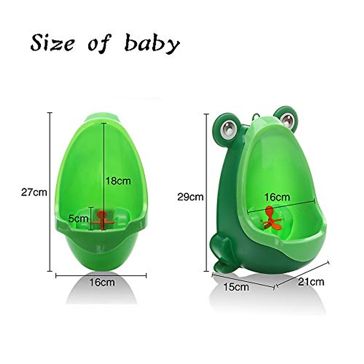 Frog Pee Training,Cute Frog Potty Training Urinal for Boys with Funny Aiming Target,Frog Shape Pee Trainer