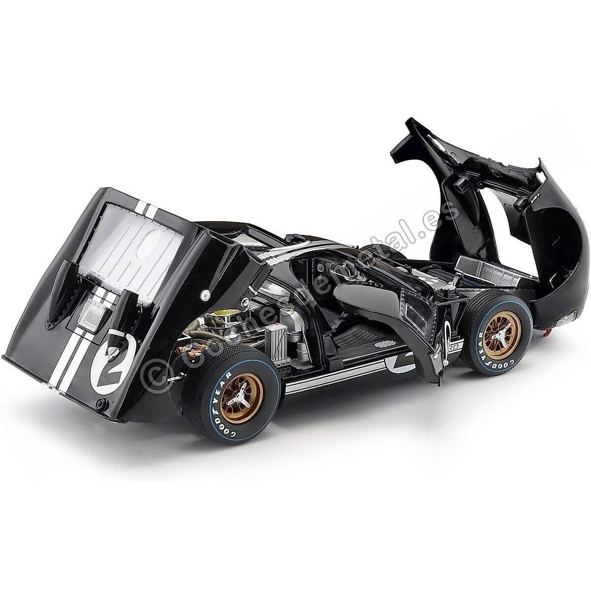 1966 Ford GT40 MK II Die-Cast Collectible Model Car