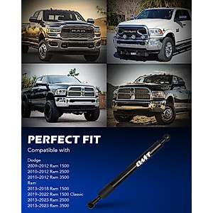 Orion Motor Tech Truck Tailgate Assist, Pickup Tailgate Lift Assist Kit, Truck Accessory Compatible with 2009 2010 2011 2012 2013 2014 2015 2016 2017 2018 2019 2020 2021 2022 Dodge Ram 1500 2500 3500