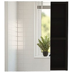 Depot E-Shop Andes Medicine Cabinet with Mirror - Black Wengue