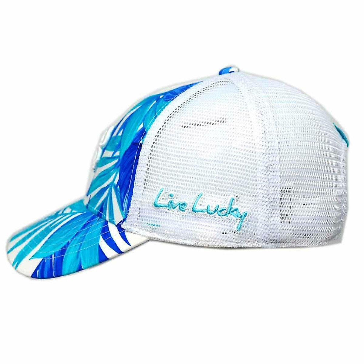 Black Clover Island Luck Hat - Tropical Adjus 16 - White Tropical - Adjustable