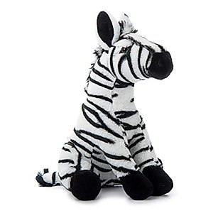The Petting Zoo Zebra Stuffed Animal, Gifts for Kids, Wild Onez Zoo Animals, Zebra Plush Toy 12 inches