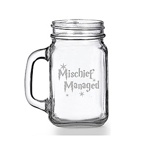 Mischief Managed Mason Jar Mug