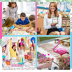 Menkxi 300 Pcs Christmas Flamingos Inspirational Thank You Gifts for Women Motivational Cute Flamingos Resin Gifts Employee Appreciation Gifts for Xmas Girls Happy New Year Gift