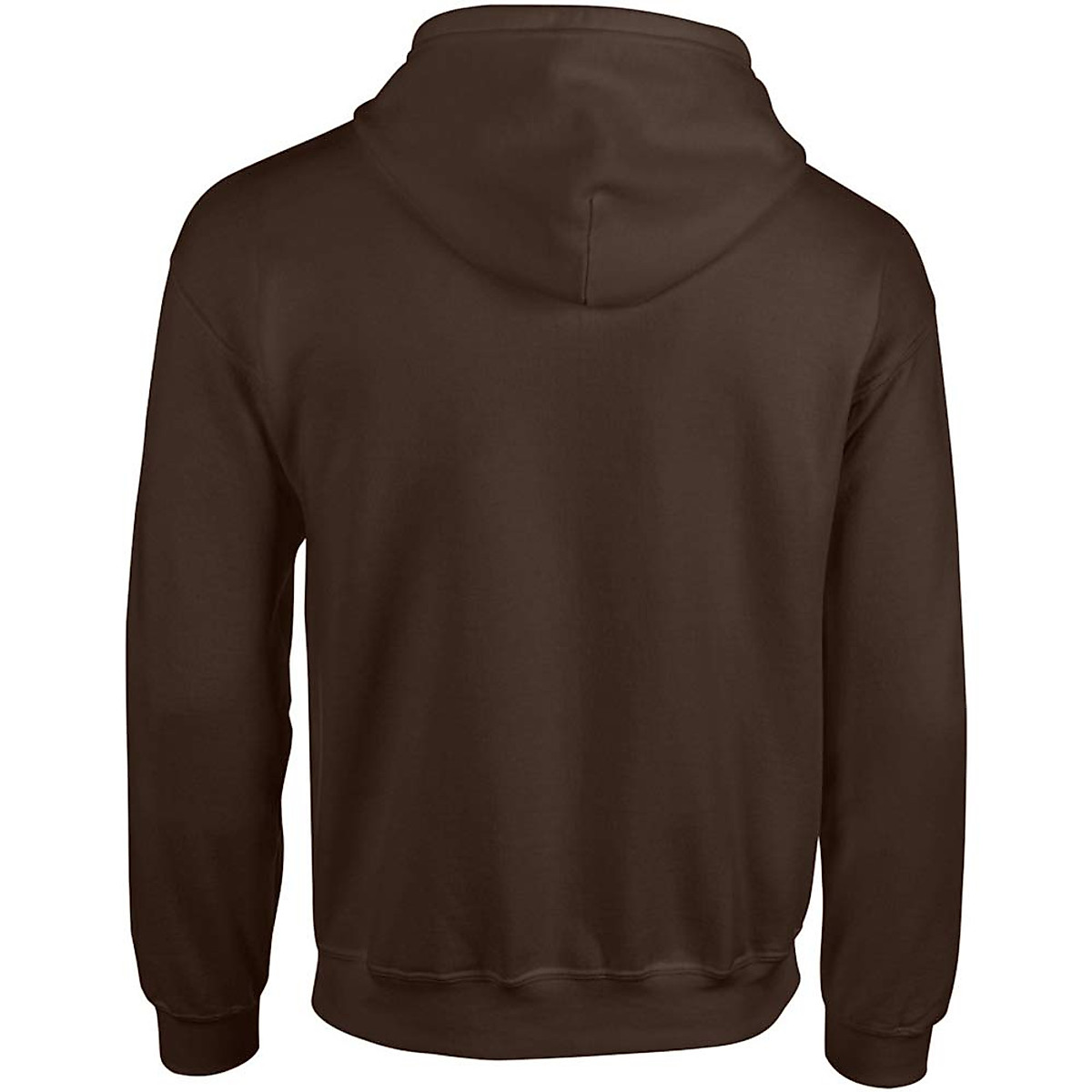 Gildan Heavy Blend Unisex Adult Full Zip Hooded Sweatshirt Top (XL) (Maroon)