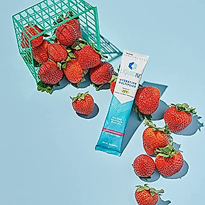 Liquid I.V. Hydration Multiplier, Electrolyte Powder, Easy Open Packets, Supplement Drink Mix (Strawberry 30 Count)