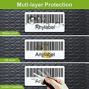 Anylabel Compatible 2" x 1" Direct Thermal Labels Replacement for Barcodes Postage Address Shipping Compatible with Rollo & Zebra Desktop Printers Adhesive & Perforated (12 Rolls, 1300 Labels/Roll)