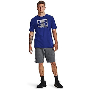 Under Armour Men's Boxed Sportstyle Short-Sleeve T-Shirt, Royal (400)/Graphite, Large Tall