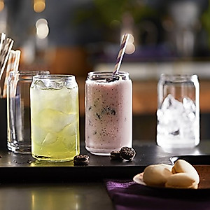 Libbey Classic Can Tumbler Glasses, 16-ounce, Set of 4