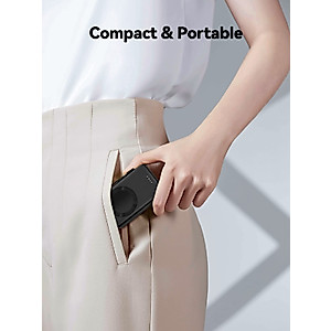 LVFAN Portable Charger for Apple Watch, 4000mAh iWatch Charger Power Bank Wireless Battery Pack Magnetic Travel Smartwatch Charger for Apple Watch Series 10 9 8 7 6 5 4 3 2 1 SE Ultra 2 Ultra (Black)