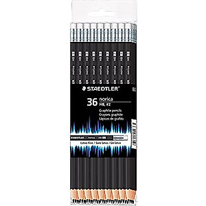 Staedtler Norica #2 HB Woodcased Pencils Black 36/Pack (1, A)