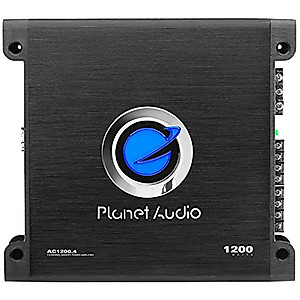Planet Audio AC1200.4 4 Channel Car Amplifier - 1200 Watts, Full Range, Class A/B, 2-4 Ohm Stable, Mosfet Power Supply, Bridgeable