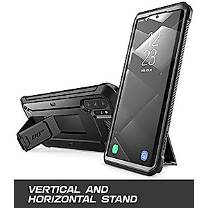 SUPCASE Unicorn Beetle Pro Series Case Designed for Samsung Galaxy Note 10 Plus/Note 10 Plus 5G, Full-Body Rugged Holster & Kickstand Without Built-in Screen Protector (Black)