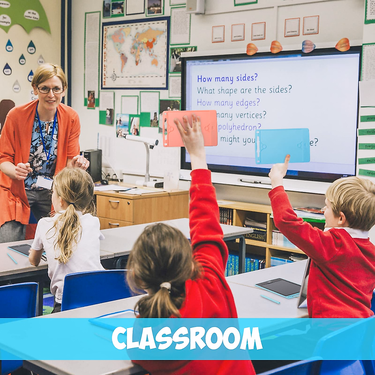 6 Pieces LCD Writing Tablet for Kids, 6.5 Inch Drawing Board Doodle Scribbler Board for 3-6 Years Old Girls Boys, Erasable Electronic Painting Learning Pads, Prizes for Kids Classroom