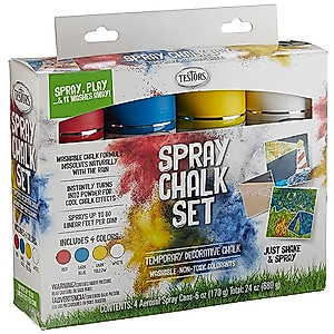 Testors Spray Chalk Primary Seasonal Kit
