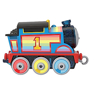 Thomas & Friends Fisher-Price Rainbow Push-Along Toy Train for Kids Ages 3 and Up