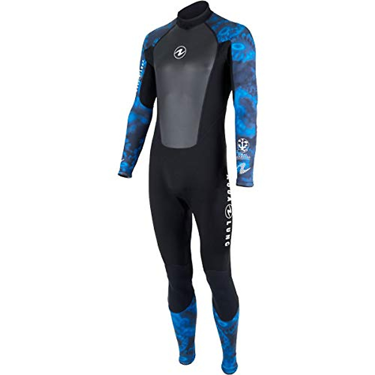 Aqua Lung Hydroflex 3mm Men's Jumpsuit, Camouflage Blue