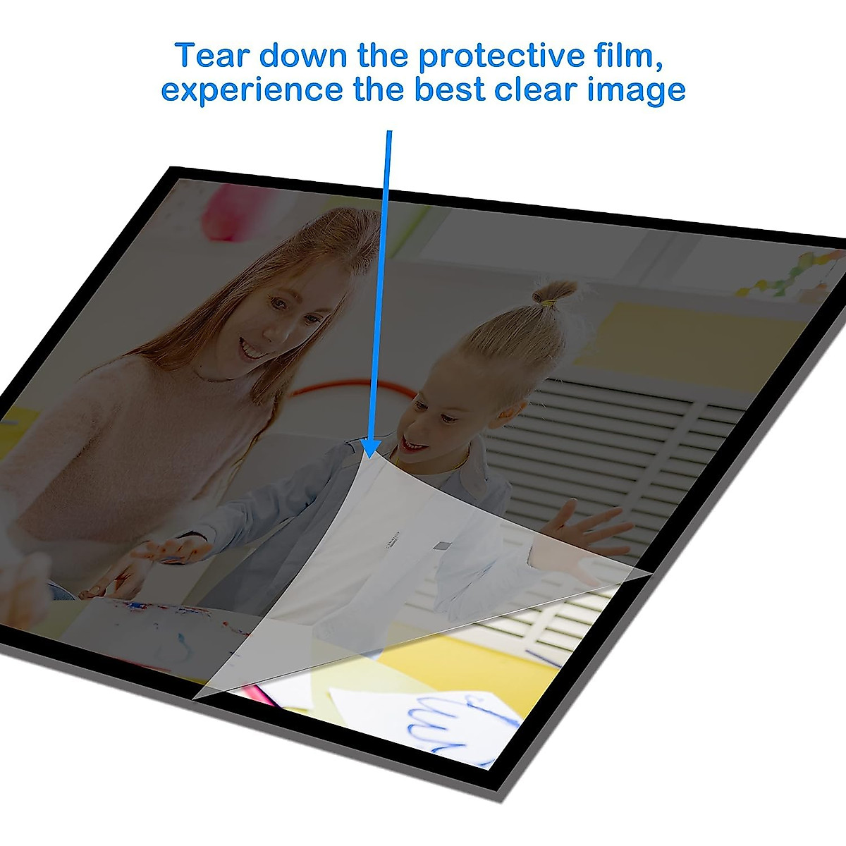 Mositear 10 Pack 4"x6" Premium Super Slim Magnetic Picture Pockets Frames with Black Holds 4 x 6 inches Photo for Refrigerator | NEW VERSION | EASE of INSERTING