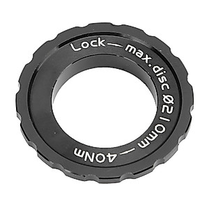 Bike Disc Brake Rotor, 203mm Disc Brake Rotor with Center Lock Adapter, Disc Brake Conversion Accessories Parts for Road Bike Mountain Bike for Disc Brake Hub with Center Lock