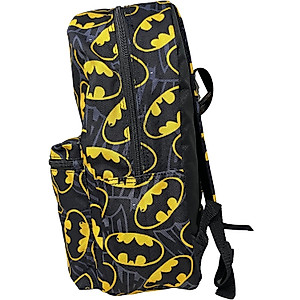 Batman Logo 16 inches Allover Print Large Backpack