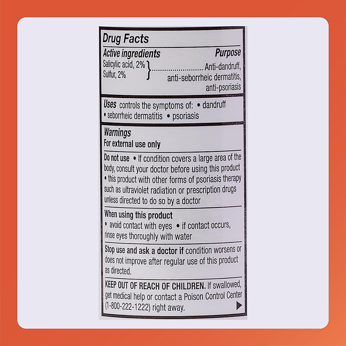 Rugby Sebex Medicated Dandruff Shampoo for Women and Men - 2% Sulfur and 2% Salicylic Acid Anti-Dandruff Shampoo - Helps With Symptoms of Seborrheic Dermatitis and Psoriasis - 4 Oz.