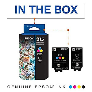 EPSON T215 -Ink Standard Capacity Black & Color -Cartridge Combo Pack (T215120-BCS) for select Epson WorkForce Printers