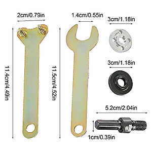 Generic Drill Angle Grinder Adapter | Rod Drill Grinder | Angle Grinder Conversion | Drill Extension Rod - Angle Grinder Adapter Conversion for Electric Drills, Tool Set for Grinding, Slicing, Glass