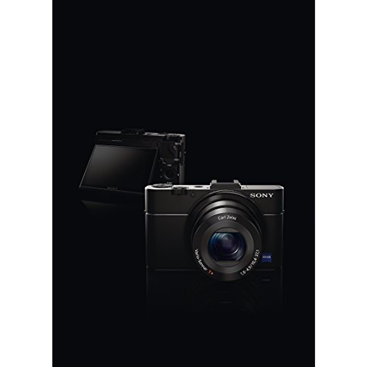 Sony RX100 II 20.2 MP Premium Compact Digital Camera w/ 1-inch Sensor, MI (Multi-Interface) Shoe and tilt LCD Screen (DSCRX100M2/B)