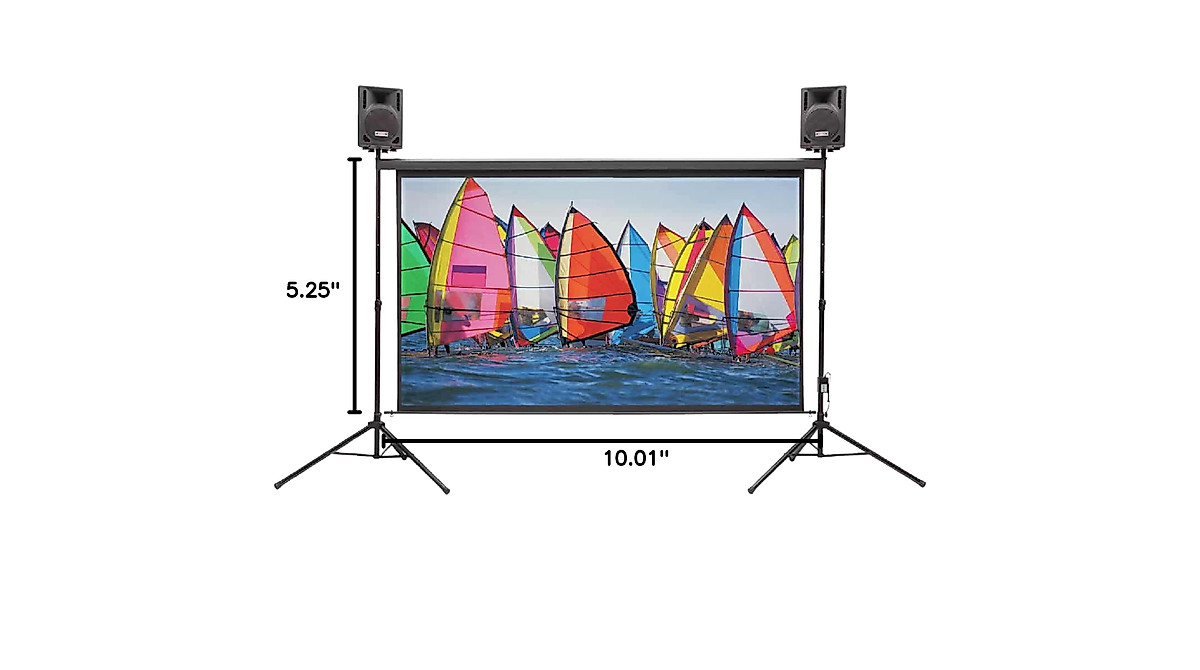 Indoor/Outdoor Theater Kit with 1080p HD Projector & Sound System