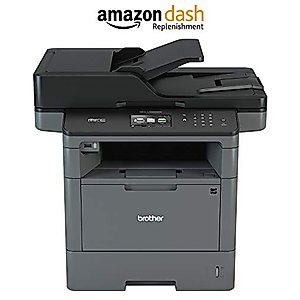 Brother Monochrome Laser Printer, Multifunction Printer, All-in-One Printer, MFC-L5900DW, Wireless Networking, Mobile Printing & Scanning, Duplex Print, Copy & Scan, (Renewed)