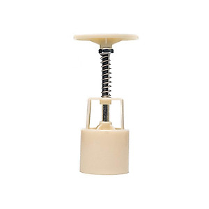 Dadam Cookie Press Mid-Autumn Festival Hand-Pressure Moon Cake Mould with 6 Pcs Mode Pattern for 1 Sets - 50g Cookie Stamp Mooncake Mold Set - Cookie Stamps DIY Decoration Press Cake Cutter