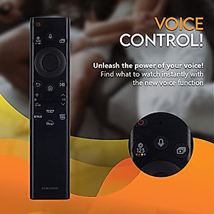 OEM Solar Replacement TV Remote Controller Fit for Neo QLED (2022) Smart Samsung Television QN32, QN43, QN50, QN55, QN65, QN75, QN85, QN98, Q60B, Q80B, QN90B, QN100B, QN800B, QN900B Models