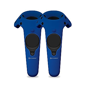 Hyperkin GelShell Controller Silicone Skin for HTC Vive Pro/HTC Vive (Blue) (2-Pack) GelShell Headset Silicone Skin for HTC Vive Pro (Blue)