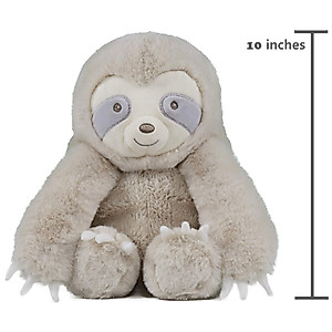 Ice King Bear Baby Sloth Stuffed Animal Plush Toy, 10 Inches, Cute Beige