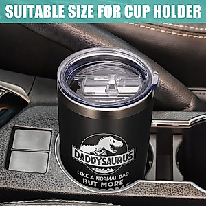 Fimibuke Gifts for Dad from Daughter, Son, Wife - 20 OZ Tumbler Fathers Day Dad Gifts for Father, Men, Father-in-Law, Husband - Daddysaurus Funny Birthday Gift Presents Boxed Insulated Cup from Kids