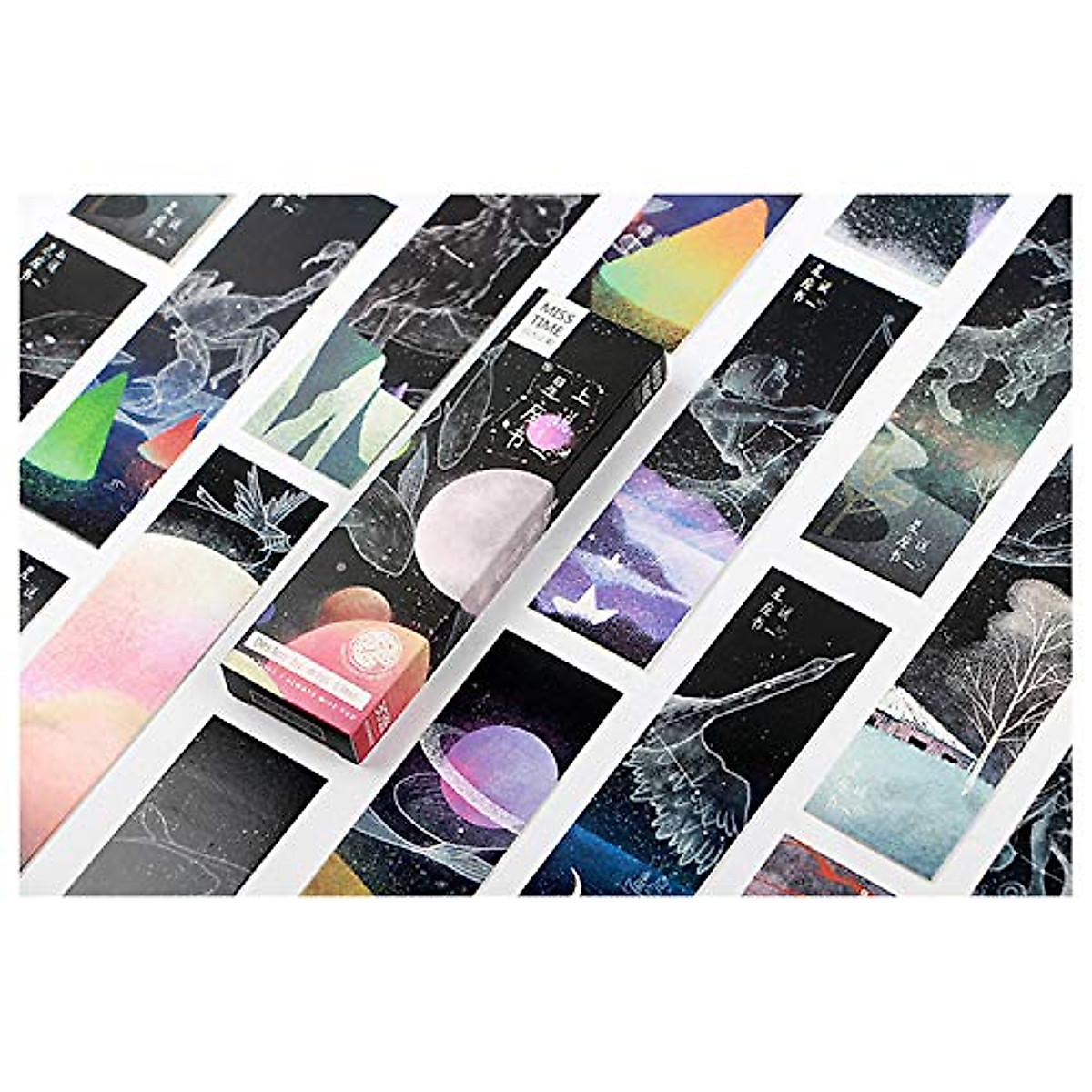The Constellation Theme Colorful Bookmarks, 30 PCS