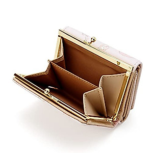 Kawaii Anime Girl's PU Leather Short Wallet Women's Cartoon Purse Coin ID Credit Card Bag Clutch Buckle Case Pink