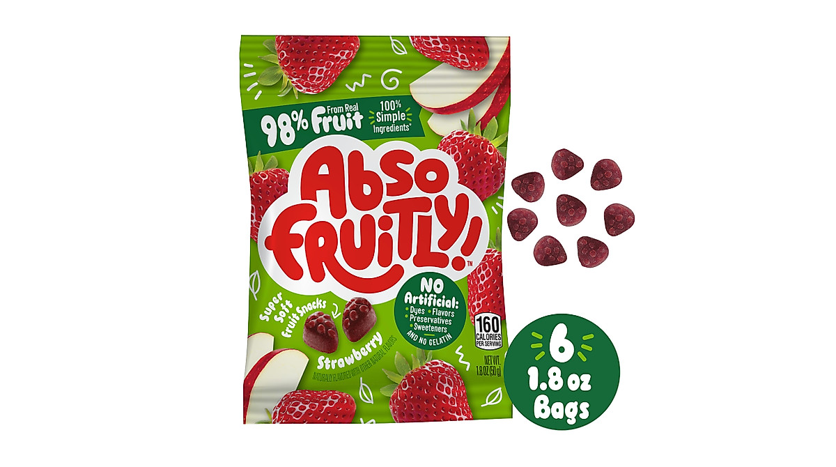 Absofruitly! 98% Real Fruit Snacks for Healthy Kids