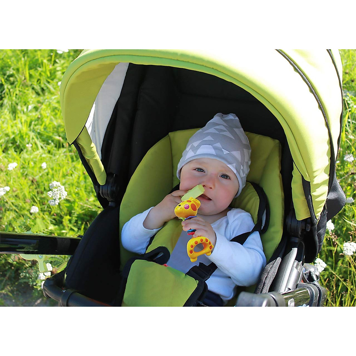 9pcs Baby First Rattle Teether Toy Gift Set with Storage Box for Infant Newborn Baby Boy 0 3 6 9 12 18Month Blue